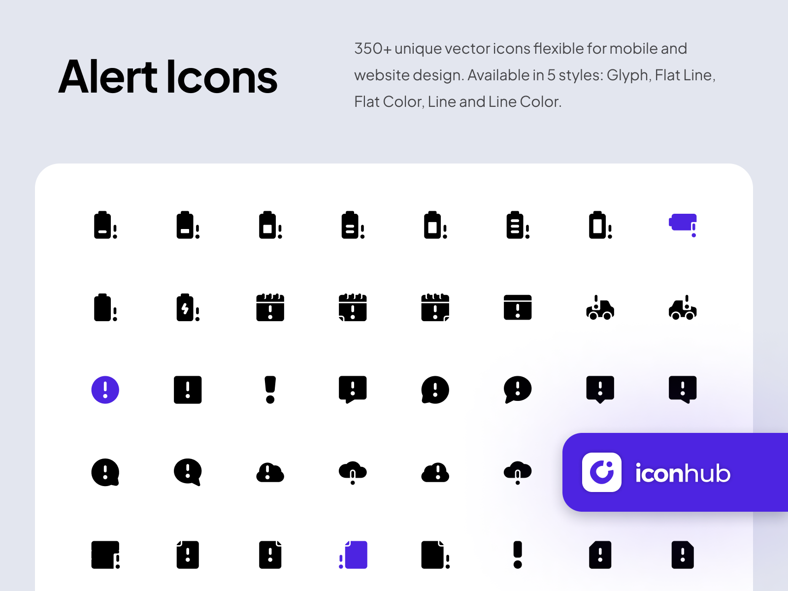 Alert Free Icon Pack from Iconhub - VisualTap